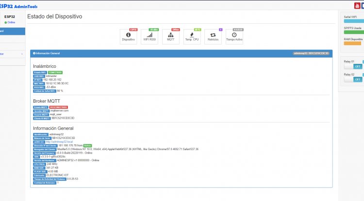 ESP-WebConfig para ESP8266 y ESP32 - ElectronicIOT